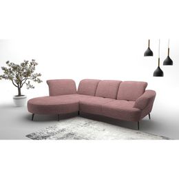 Sit & More sit&more Ecksofa &raquo;Dance, L-Form, inkl. Sitztiefenverstellung&laquo; inkl. Click&Seat, optional mit Kopfteilverstellung lila 100% Polyester B/H/T: 313cm x 