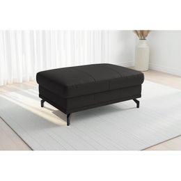 Sit & More sit&more Polsterhocker &raquo;Chelsea, B: 103 cm, Leder&laquo; mit praktischem Stauraum, besonders langlebig schwarz B/H/T: 103cm x 45cm x 69cm, NaturLEDER ,mit 