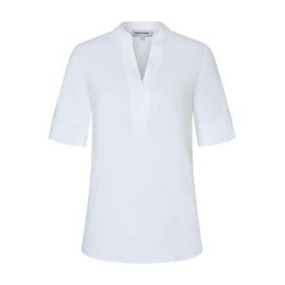 More & More More & More leicht taillierte Stretch-Schlupf-Halbarmbluse in white | Gr.: 40