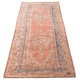 Tom Tailor HOME Teppich &raquo;Funky Orient Keshan&laquo; rechteckig 5 mm H&ouml;he Kurzflor, Orient-Optik, Vintage Design, mit Bord&uuml;re, auch als L&auml;ufer rosa Baumwolle