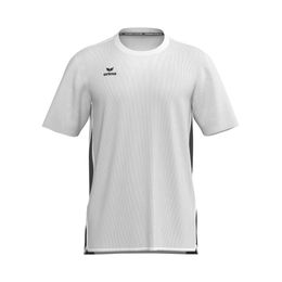 Erima Unisex Erwachsene, Erwachsene T-Shirt in weiss/schwarz | Gr.: L