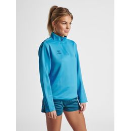 Hummel Halbrei&szlig;verschluss Jacke Hmlcore Damen in BLUE DANUBE | Gr.: M