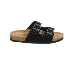 BIOSOFT Sandalen Schnalle Riemen in Schwarz | Gr.: 37