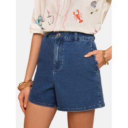 Love & Roses Shorts Damen Gr&ouml;&szlig;e 25/26 blue denim