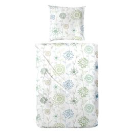 Primera Bettw&auml;sche &raquo;Feinbiber-Bettw&auml;sche Frida&laquo; 2 Stk. mit fr&ouml;hlichem Blumenmuster bunt Feinbiber, Obermaterial: 100% Baumwolle B/L: 155cm x 220cm, 1 Stk., 1 