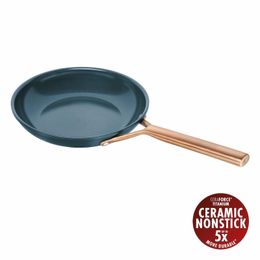 Zwilling Bratpfanne &raquo;Milano&laquo; Aluminium 1 tlg. Keramik-Antihaftbeschichtung, Induktion, Made in Italy blau &Oslash; 24cm + H&ouml;he 7,4cm