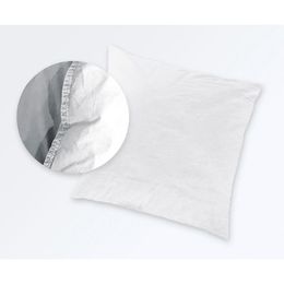 Primera Kissenbez&uuml;ge &raquo;Kissenbez&uuml;ge &raquo;Stone Washed&laquo;, (2 St&uuml;ck)&laquo; mit Stone-Washed Optik wei&szlig; Renforc&eacute;, Obermaterial: 100% Baumwolle B/L: 80cm x 80cm, 2 Stk., 