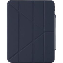 Tablet-H&uuml;lle &raquo;Origami No3 Pencil Case iPad Air 13" M2 (2024)&laquo; iPad 33 cm (13 Zoll) blau Polycarbonat, Polyurethan (PU) Unterst&uuml;tzt automatische Schlaf