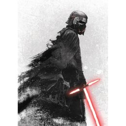 Komar Bild &raquo;Star Wars EP9 Kylo Vader Shadow&laquo; Star Wars 1 Stk. tlg. Wandbild zur Dekoration im Kinderzimmer - ohne Rahmen bunt Holz, Papier B/H/T: 50cm x 