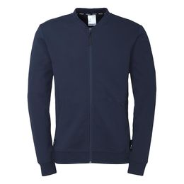 Uhlsport Herren Funktionsjacke "Jacke ID College", blau, Gr. S, Obermaterial: 72% Baumwolle CO(Bio). 28% Polyester Pol. recyc.., Jacken