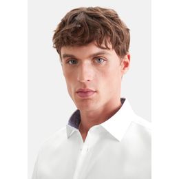 Seidensticker Herren Businesshemd "Schwarze Rose", wei&szlig;, Gr. 41, unifarben, 100% Baumwolle, Hemden, Slim 1/1 Kentkragen Uni