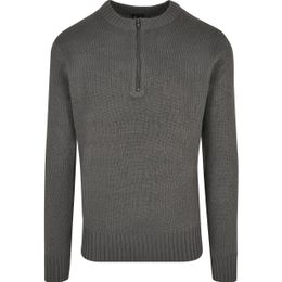 Brandit Herren Bolero "Brandit Herren Armee Pullover", grau, Gr. S, unifarben, 100% Polyacryl, Strickjacken