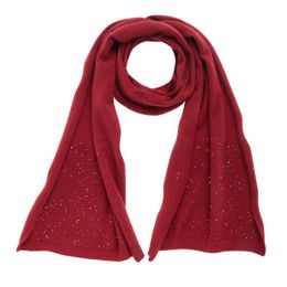 Lascana Damen Lascana Schal Strickschal, Winterschal, Damenschal, Modeschal blau Einheitsgr&ouml;&szlig;e