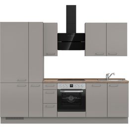 Nobilia K&uuml;chenzeile &raquo;"Laser II", NEU: individuell anpassbar mit gratis Profi-Beratung&laquo; vormontiert, 270 cm breit, optional mit verschiedenen E‐Ger&auml;te-