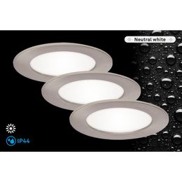 Briloner Leuchten LED Einbauleuchte &raquo;FLAT IN&laquo; silber Einheitsgr&ouml;&szlig;e