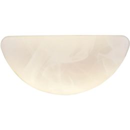 REALITY LEUCHTEN LED Wandleuchte &raquo;UMBRIA, LED Wandlampe Kunststoff Alabaster wei&szlig; 4000K kaltwei&szlig;es Licht&laquo; LED-Board 1 Stk. Kaltwei&szlig; 9W 1200 Lumen, 