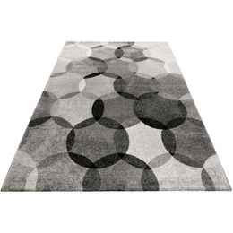 Esprit Teppich &raquo;Modernina ESP-3378&laquo; rechteckig 13 mm H&ouml;he weicher Kurzflor in modernem Design, Wohnzimmer, Schlafzimmer, bunt grau Kunstfaser B : 160cm 1 Stk