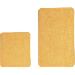 Kleine Wolke Badematte &raquo;RELAX, Badvorleger, Badezimmer Teppich&laquo; H&ouml;he 30 mm rutschhemmend beschichtet fu&szlig;bodenheizungsgeeignet Badteppich, meliert, rechteckig, rund
