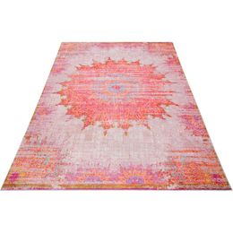 Wecon Home Teppich &raquo;Sunkissed&laquo; rechteckig 6 mm H&ouml;he Vintage Look, Flachgewebe, Wohnzimmer bunt Kunstfaser B : 160cm 1 Stk., 6mm, L: 230cm