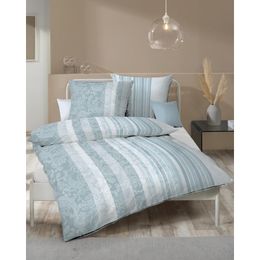 Kaeppel Bettw&auml;sche &raquo;Firenze&laquo; 2 Stk. Mit Paisleymuster blau Interlock-Jersey, Obermaterial: 100% Baumwolle B/L: 140cm x 200cm, 1 Stk., 1 Stk., Interlock-Jersey