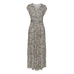 Buffalo Maxikleid in schwarz-taupe bedruckt | Gr.: 40