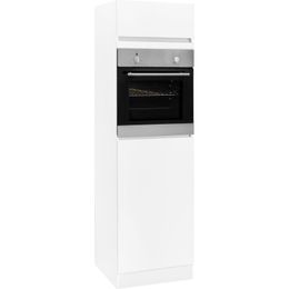 Optifit Backofen/K&uuml;hlumbauschrank &raquo;Roth&laquo; Breite 60 cm wei&szlig; wei&szlig;, B/H/T: 60cm x 206,8cm x 57,1cm, T&uuml;ren: 1 Stk., Komplettausf&uuml;hrung
