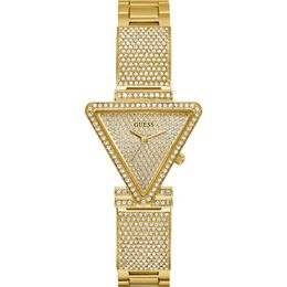 Guess Damen Quarzuhr &raquo;FAME&laquo; Armbanduhr, Damenuhr gold Einheitsgr&ouml;&szlig;e
