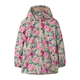 name it Jacke 'NKFMaxi' M&auml;dchen Gr&ouml;&szlig;e 152 beige / gr&uuml;n / dunkellila / pink