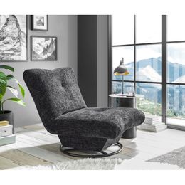 ED EXCITING DESIGN Drehsessel &raquo;Maranello&laquo; frei im Raum stellbar, drehbar grau 100% Polyester Webstoff, Drehfunktion, B/H/T: 96cm x 75cm x 93cm