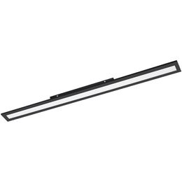 Eglo Deckenleuchte &raquo;SALOBRENA-Z&laquo; LED-Modul 1 Stk. warmwei&szlig; - kaltwei&szlig; App/Sprachsteuerung Alexa,&lrm;120x10x4,5cm, exkl. Fernbedienung schwarz H: 4,5cm, 1