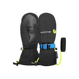 Reusch M&auml;dchen F&auml;ustlinge "Karl R-TEX XT Junior Mitten", schwarz, Gr. 5, unifarben, 82% Polyester, 15% Lederimitat, 3% Wolle, Handschuhe, mit