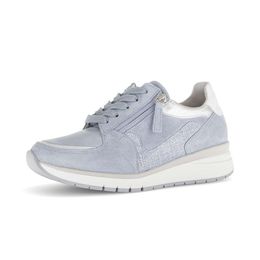 Gabor Damen Sneaker "Sneaker low", Gr. 40,5, blau, Schuhe