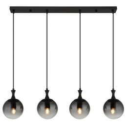 Globo LIGHTING H&auml;ngeleuchte &raquo;DALTON&laquo; E27 1 Stk. H&auml;ngelampe/Pendelleuchte/Esszimmer/Wohnzimmer/Esstisch schwarz 1 Stk.