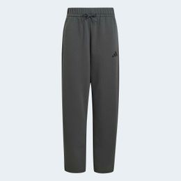 M&auml;dchen Sporthose "ESSENTIALS", grau, Gr. 176, adidas Sportswear, Obermaterial: 52% Baumwolle, 48% Polyester, Hosen