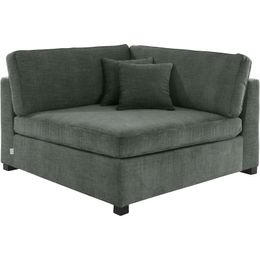 Home Affaire Sofa &raquo;Skara XXL&laquo; Eckelement zur individuellen Polstergarnitur-Gestaltung grau 100% Polyester B/H/T: 130cm x 86cm x 130cm, Samtvelours, 