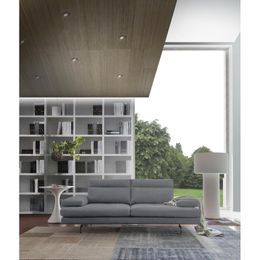 Calia italia 3-Sitzer &raquo;Toby Wing, 208 cm breit, Designsofa, hochwertige Verarbeitungsdetails&laquo; inkl. Sitztiefenverstellung und Armteilfunktion, F&uuml;&szlig;e in