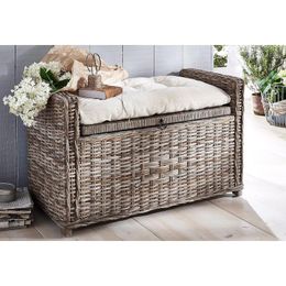 HOFMANN LIVING AND MORE Sitzkissen beige Polyester B/L: 42cm x 70cm, 1 Stk.