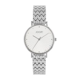 JOOP! Damen JOOP! Quarzuhr Armbanduhr, Damenuhr, Edelstahlarmband, analog silber Einheitsgr&ouml;&szlig;e