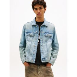 Tommy Jeans Herren Jeansjacke &raquo;RYAN REGULAR TRUCKER&laquo; ohne Kapuze Regular fit mit Taschen M