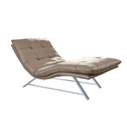 W.Schillig Relaxliege &raquo;daily dreams&laquo; in Waffelkissen-Optik, wahlweise mit Motor, Kufengestell, in 2 Breiten braun Longlife Xtra-Leder Z59: Glattleder 