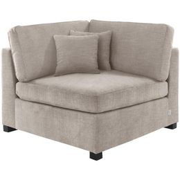 Home Affaire Sofaelement &raquo;Skara&laquo; Modul zum eigenen Zusammenstellen, in vielen Bezugsqualit&auml;ten beige Samtvelours, Eckteil rechts