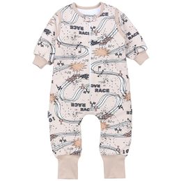 TUPTAM Babyschlafsack "Schlafsack mit F&uuml;&szlig;en Baby Schlafsack mit Beinen und &Auml;rmel ganzj&auml;hrig", L: 98cm, beige, Schlafs&auml;cke