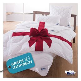 Beco Microfaserbettdecke &raquo;2 f&uuml;r 1, Bettdecken f&uuml;r Sommer und Winter, inkl. 1 Gratis-Leichtdecke&laquo; warm F&uuml;llung Polyester Bezug Polyester 1 Stk. tlg. 