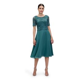Vera Mont Damen Cocktailkleid "Damen mit Spitze", gr&uuml;n, Gr. 38, Obermaterial: 100% Polyester. Futter: 100% Polyester, Kleider, Spitze