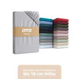OTTO home Spannbettlaken &raquo;PHYSALIS in BASIC und PREMIUM Qualit&auml;t, 100% Baumwolle&laquo; f&uuml;r Matratzen bis 18 cm H&ouml;he, Bettlaken, Spannbetttuch, pflegeleicht