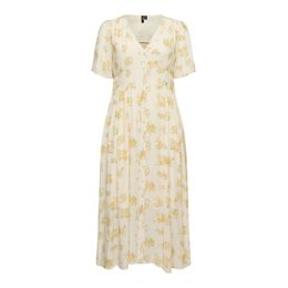 V&eacute;ro Moda Vero Moda Gesmoktes Kleid in Birch 1 | Gr.: 46