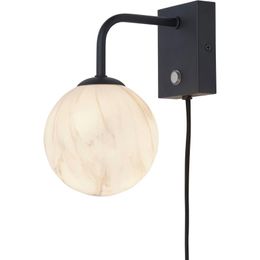 It'S About Romi it's About RoMi Wandleuchte &raquo;CARRARA&laquo; G9 1 Stk. Marmor Look schwarz 1, &Oslash; 15cm H: 21cm, 1 Stk.