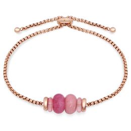 Tamaris Damen Armband &raquo;Natural Stones&laquo; mit verschiedenen Steinen 21cm, Edelstahl