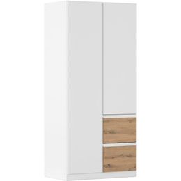 Rauch Dreht&uuml;renschrank &raquo;Kleiderschrank Schrank Garderobe W&auml;scheschrank COSTA Breite 91 cm&laquo; in 3 Ausstattungen BASIC/CLASSIC/PREMIUM, Breite 91 cm 