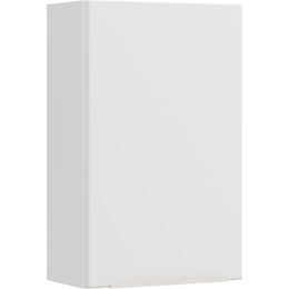 Welltime H&auml;ngeschrank &raquo;TRIENT, H&auml;ngeschrank 40 cm, ged&auml;mpfte Scharniere&laquo; matt wei&szlig;, ged&auml;mpfte T&uuml;r, verstellbare Einlegeb&ouml;den wei&szlig; MDF matt wei&szlig;, B/H/T